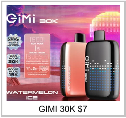 GiMi 30K Disposable 5% – iDrip E Juice